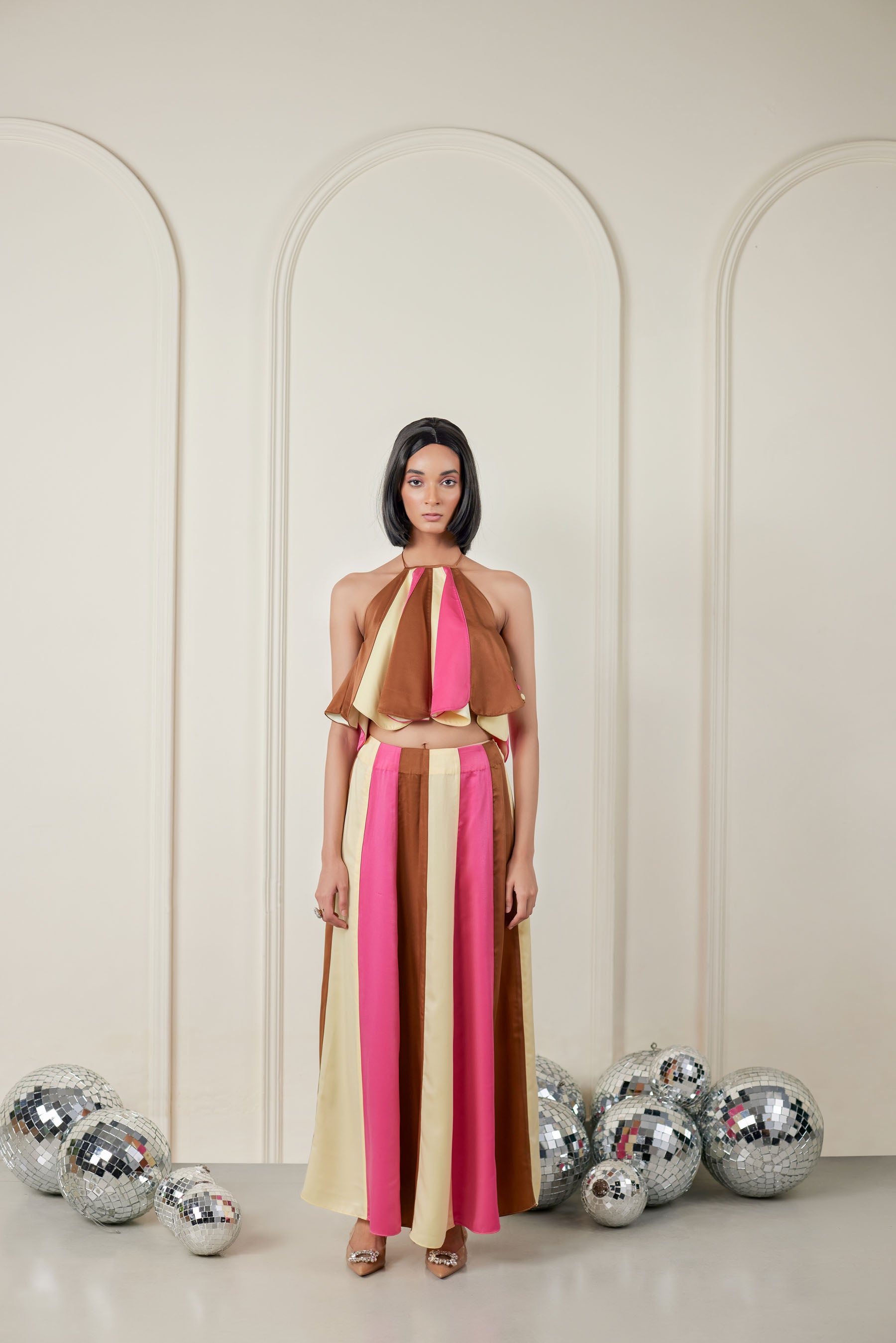 Buy Multicolour Satin Co Ord Set For Women| The RealB