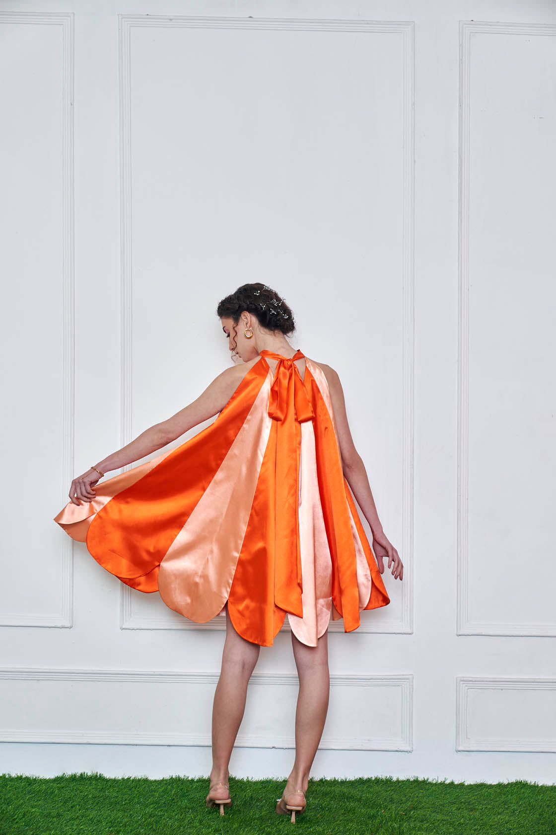 Victorian Alice Two Coloured Trapeze Dress